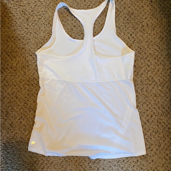 Fabletics | Tops | Fabletics White Racer Back Workout Tank Top | Poshmark